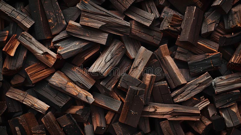 Stacked Firewood Texture for Background Use. Natural Wood Pattern ...