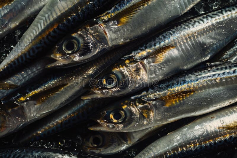 Stacked Fish stock illustration. Illustration of ocean - 370714917