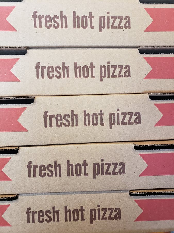 Stacked Fresh Hot Pizza Boxes Stock Photos - Free & Royalty-Free Stock ...