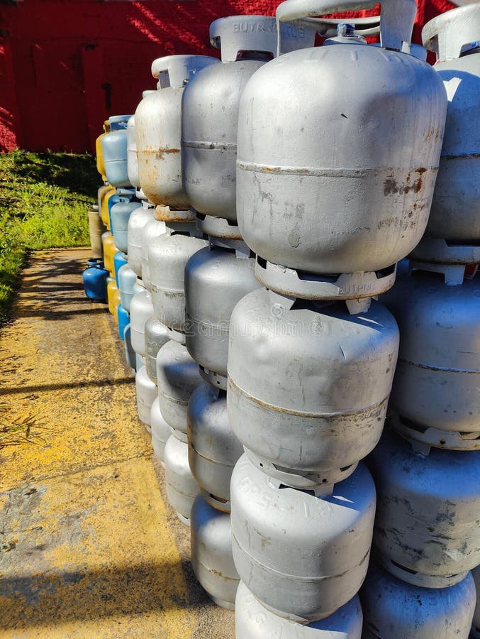Outdoor Stacked Gas Cylinders Stock Photos - Free & Royalty-Free Stock ...