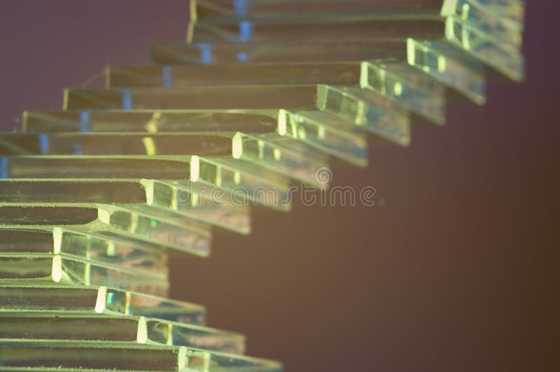 Stacked glass stock image. Image of success, risk, stack - 4714809