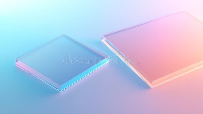 Stacked Glass Blocks with Gradient Shades Stock Image - Image of ...