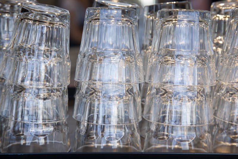 Stacked Glasses Background stock image. Image of pile - 52341377