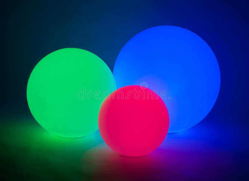 Stacked Glowing Spheres stock image. Image of light, structure - 23362073