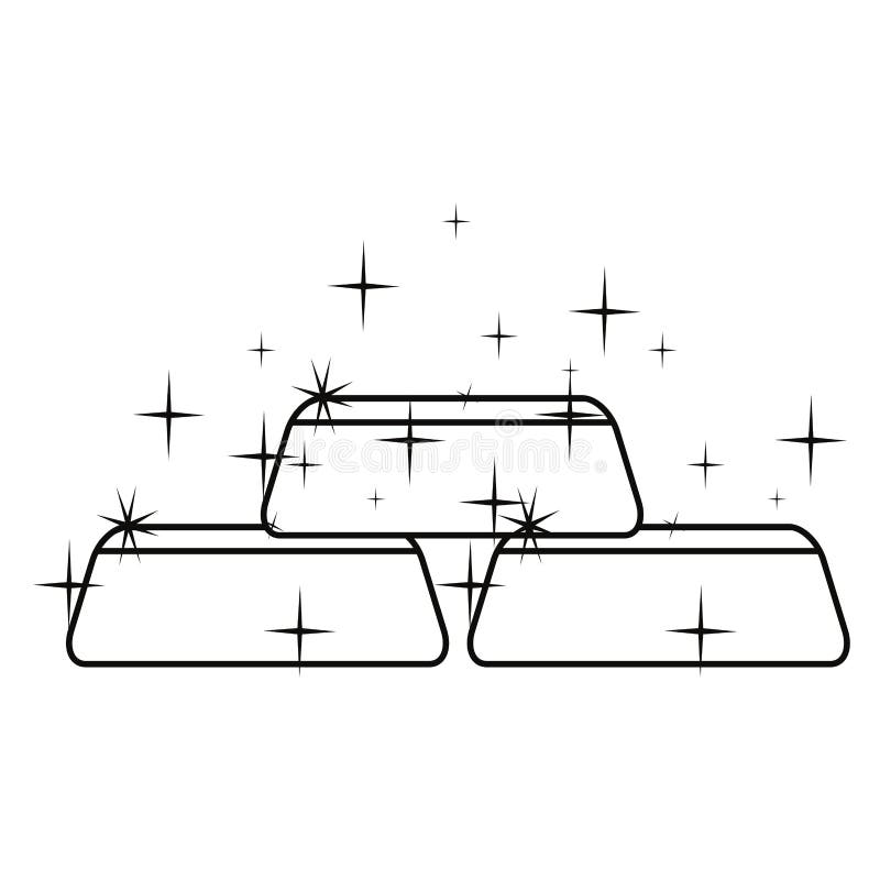 Gold Bars Coloring Page Coloring Pages