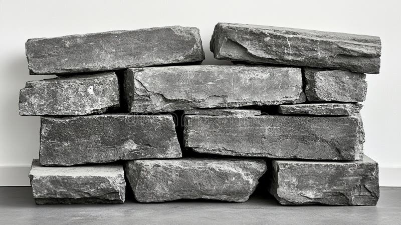 Stacked gray stones stock photo. Image of natural, gray - 370697604
