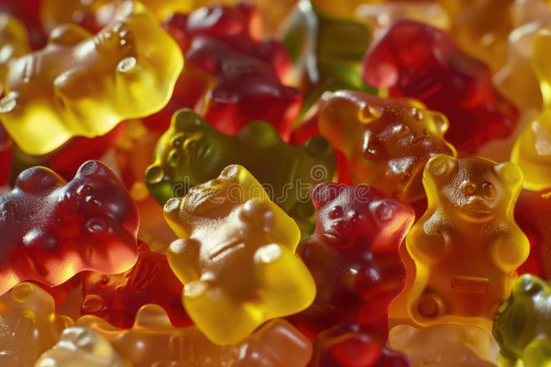 Stacked Gummy Bears stock image. Image of treats, stacked - 375507829