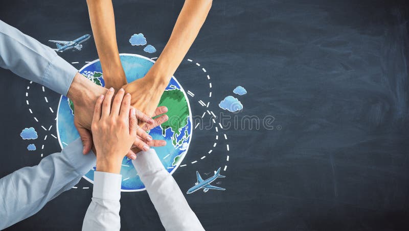 Worldwide Teamwork and Transportation Concept Stock Image - Image of ...