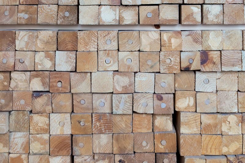 Stacked Heads Wood Rectangle Shape on Warehouse Store Stock Photo ...