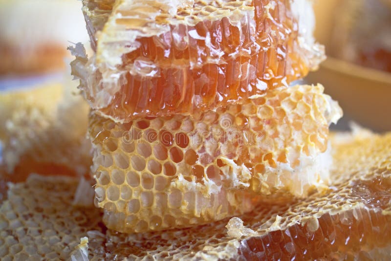 Stacked honey comb stock image. Image of honeycomb, honey - 11321367