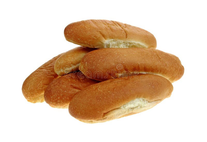 Stacked Hot Dog and Sandwich Rolls Stock Image - Image of tasty, view ...