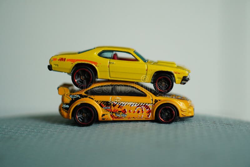 Stacked Hot Wheels cars editorial stock photo. Image of editorial ...