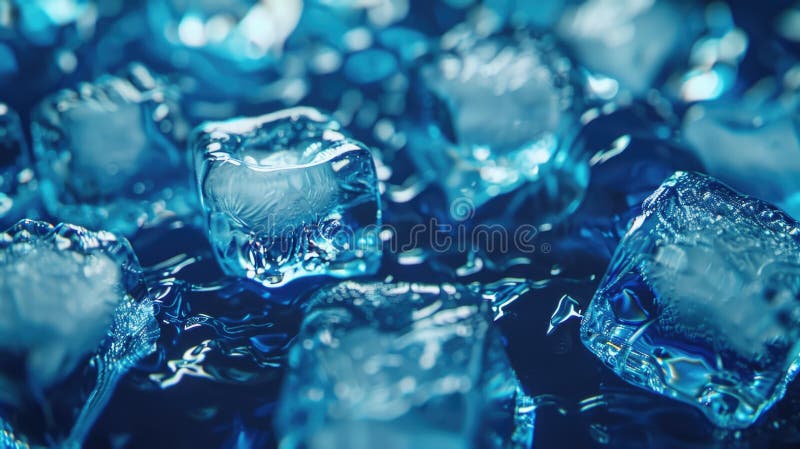 Stacked Ice Cubes stock photo. Image of party, generated - 377403872
