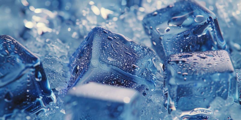 Stacked Ice Cubes stock photo. Image of climate, chill - 376274682