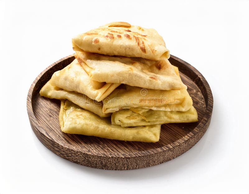 Stacked Indian Roti stock illustration. Illustration of dish - 332343754