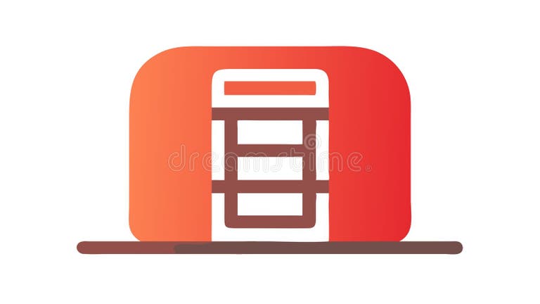 Stacked Items Icon, Could Be Files or Resource Blocks, Vector Design ...