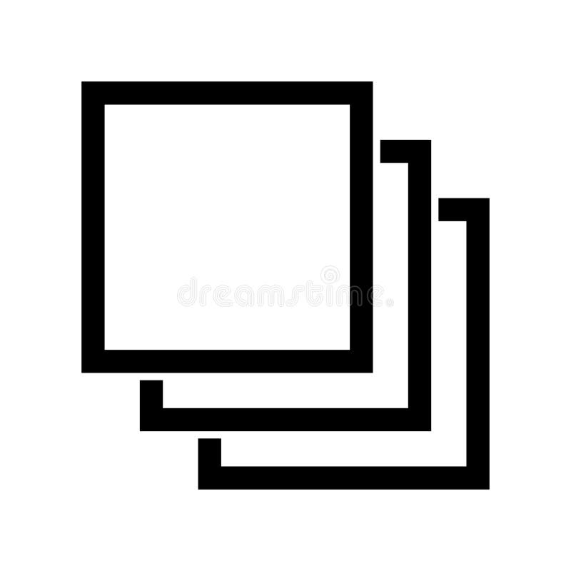 Stacked layers icon stock vector. Illustration of screen - 279066716