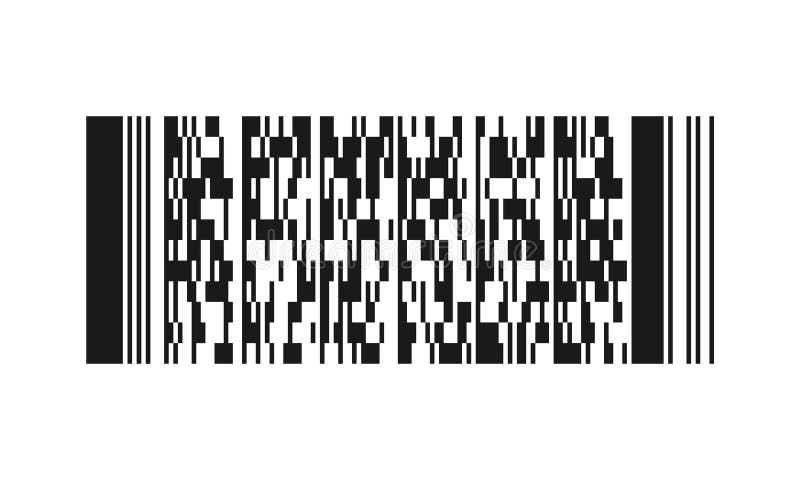 Stacked Linear Barcode. Code Pattern, Sample. Stock Vector ...