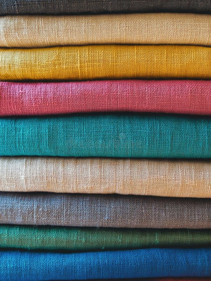 Stacked lines on table stock photo. Image of fabric - 380608560