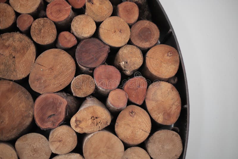 Stacked logs stock photo. Image of wood, organized, stacked - 214362226