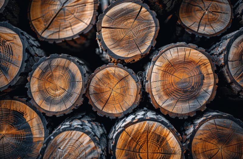 Logs stock photo. Image of logs, round, stacked, wood - 65636934