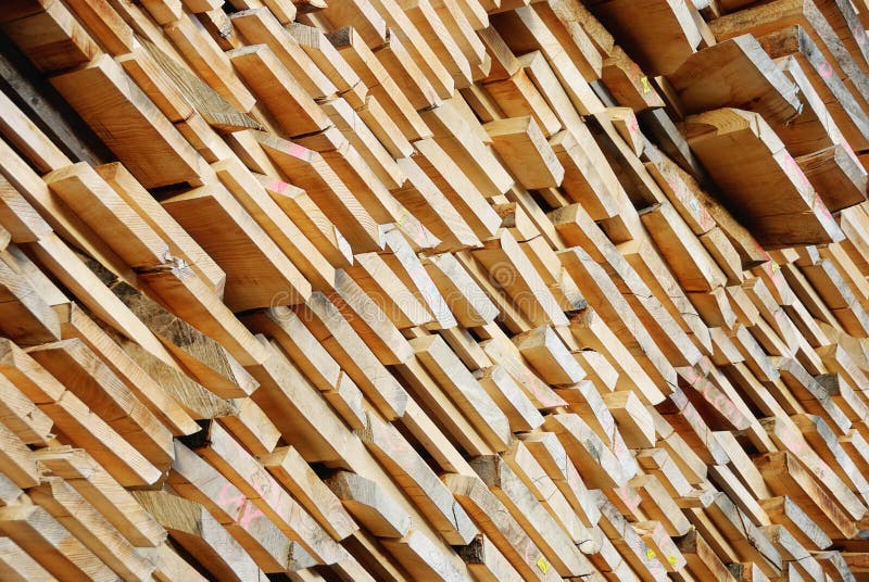 Stacked Lumber stock image. Image of brown, pile, girder - 11166951