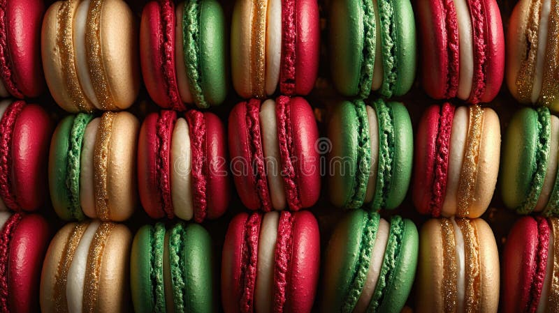 Stacked Macarons stock image. Image of tooth, baked - 380439205