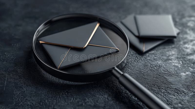 Stacked Magnifying Glasses, a Closeup View of Enhanced Magnification ...