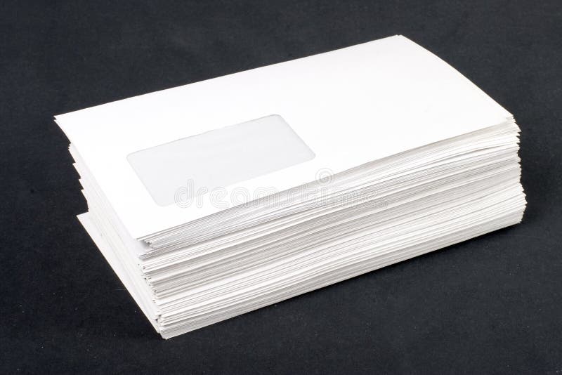 Stack of envelopes/letters stock image. Image of address - 3409617