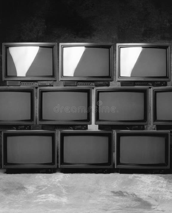 Stacked monitors stock photo. Image of white, displays - 16704654