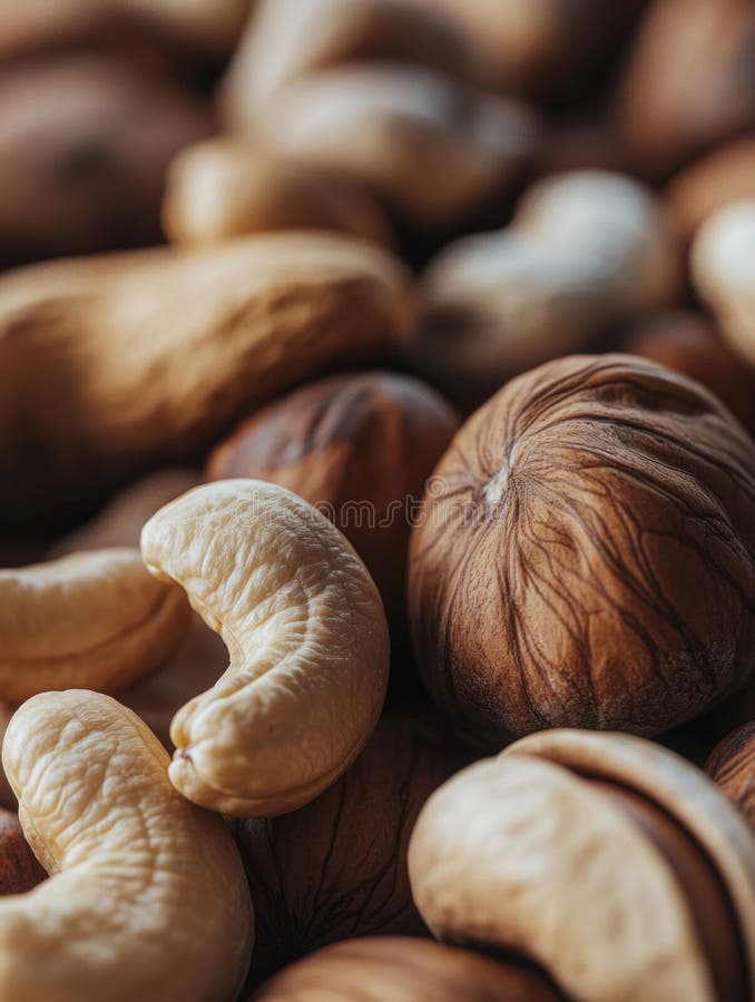Stacked Nuts stock photo. Image of food, harvest, stack - 379976852