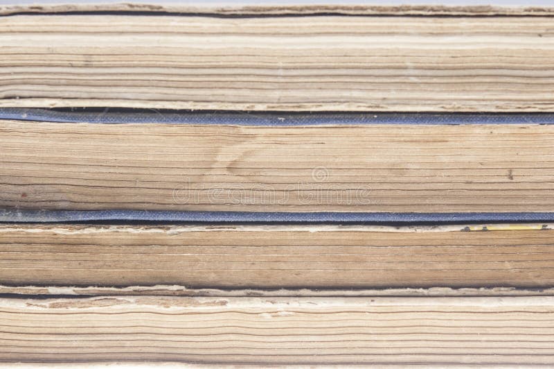 Stack of Old Books Isolated on White Background Stock Image - Image of ...