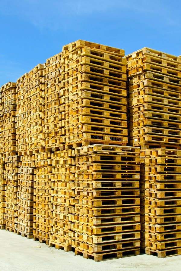 Logistic pallets stock photo. Image of transport, pallet - 18566516