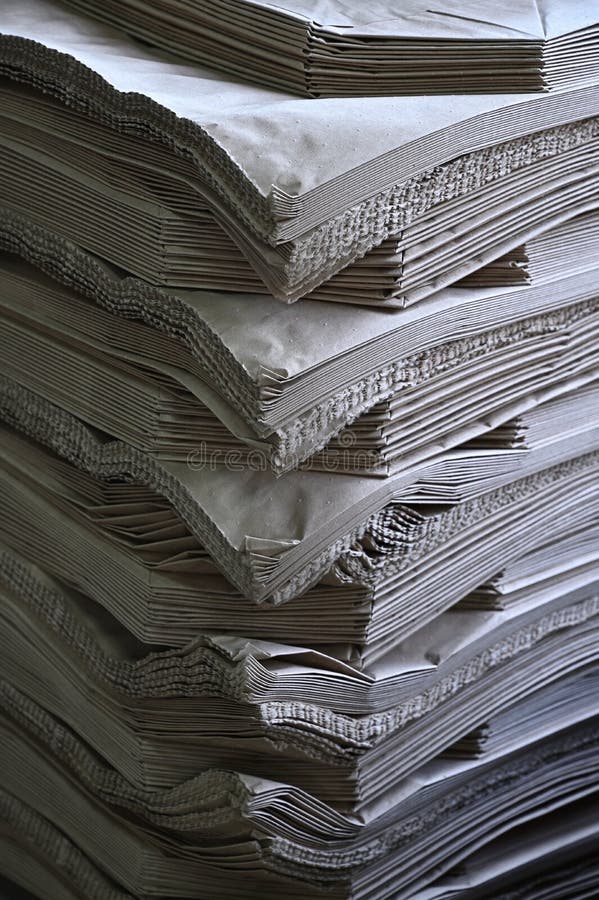 Stacked Paper Sacks New Detail Stock Image - Image of good, meal: 160313633