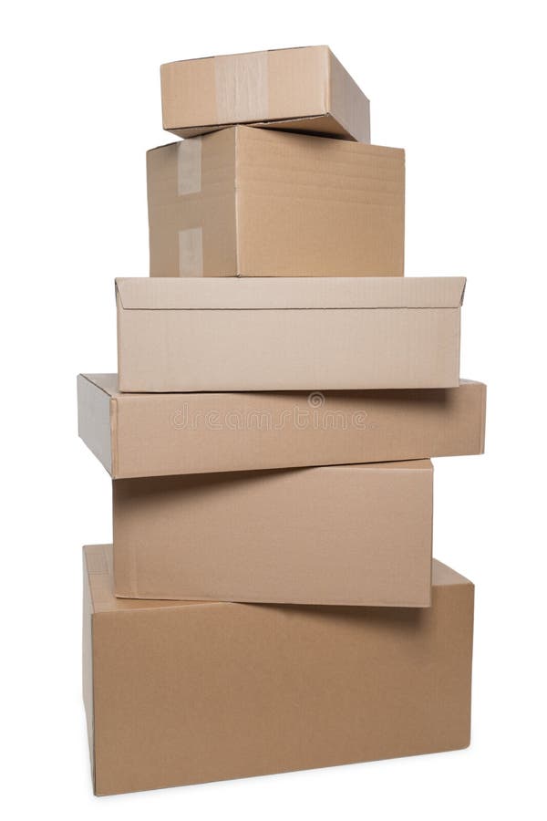 Stacked parcels stock photo. Image of pack, shopping - 54610520