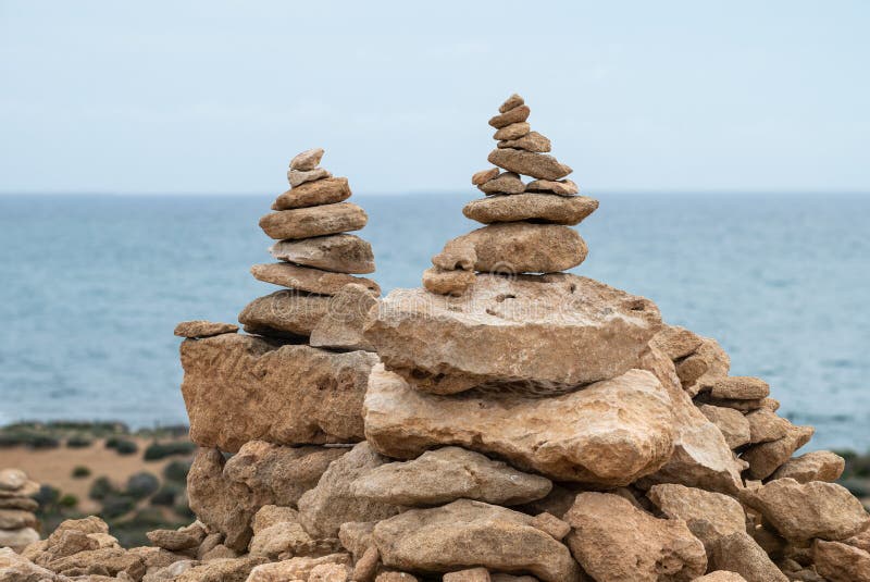 The Rocks and Sea Caves at the Coast of Peyia, Cyprus Stock Photo ...