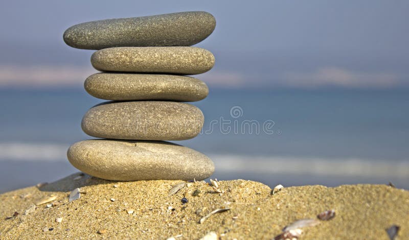 Stacked stones and sunset stock image. Image of blackberries - 37940719