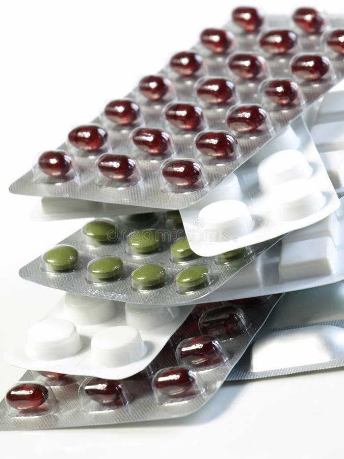 Stacked pills stock photo. Image of medical, healthy - 16470878