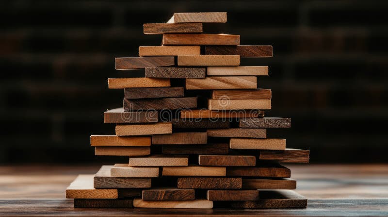 Stacked Pine Timber Planks Reveal Intricate Patterns and Textures ...