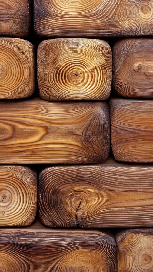 Stacked Pine Timber Planks Reveal Intricate Patterns and Textures ...