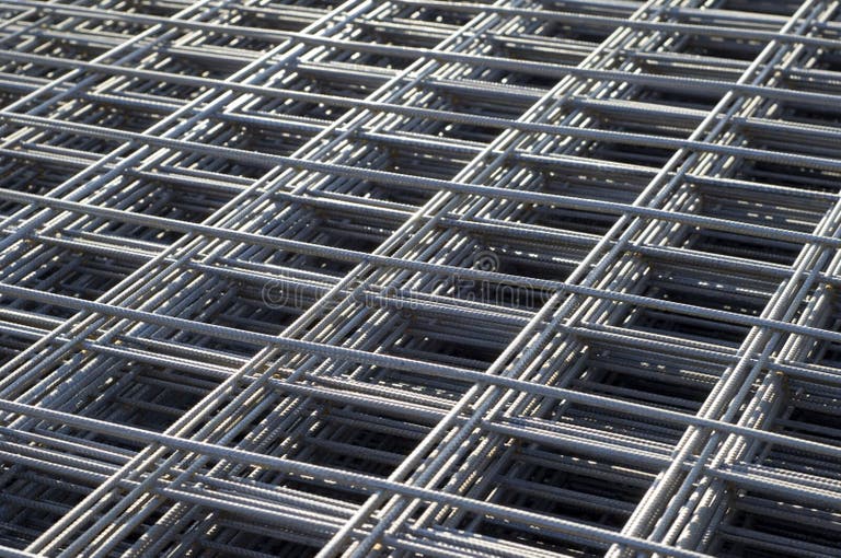Stacked rebar grids stock photo. Image of strength, iron - 20203994