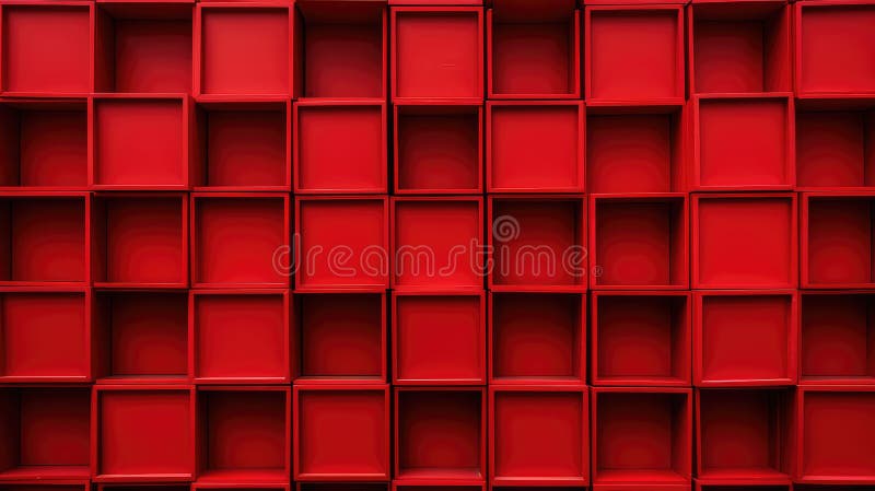 Stacked red box stock illustration. Illustration of balance - 343559394