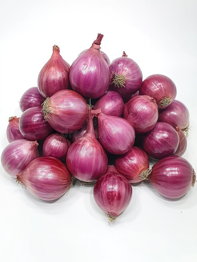Stacked Red Onions stock image. Image of gourmet, eating - 378400981