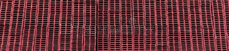 Stacked Red Pallet Pattern Wall Stock Photo - Image of stack, chain ...