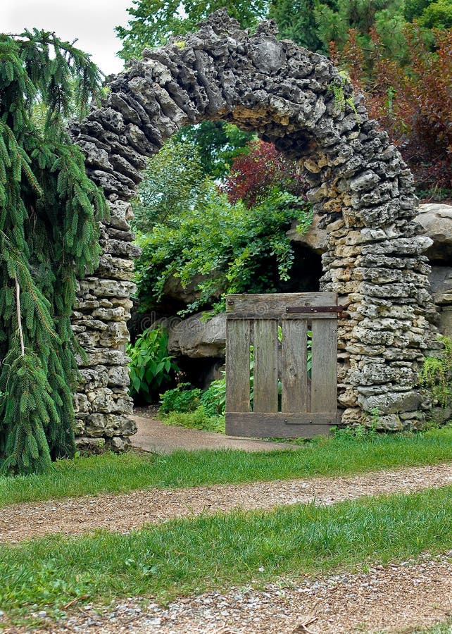 Stacked Rock Arch stock image. Image of path, stacked - 10226905