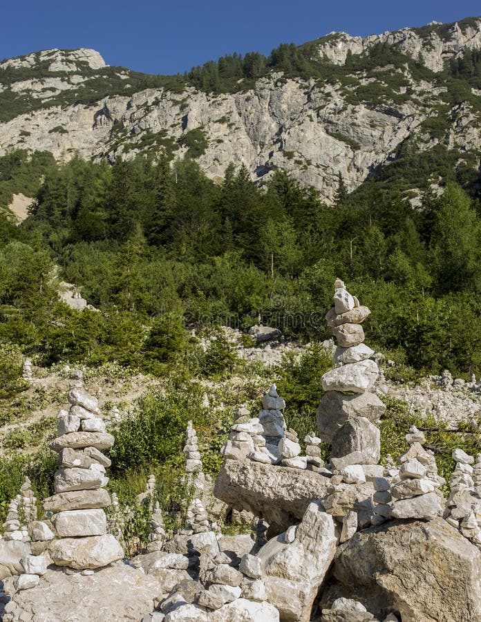 Stacked rock tower stock image. Image of health, close - 60717559