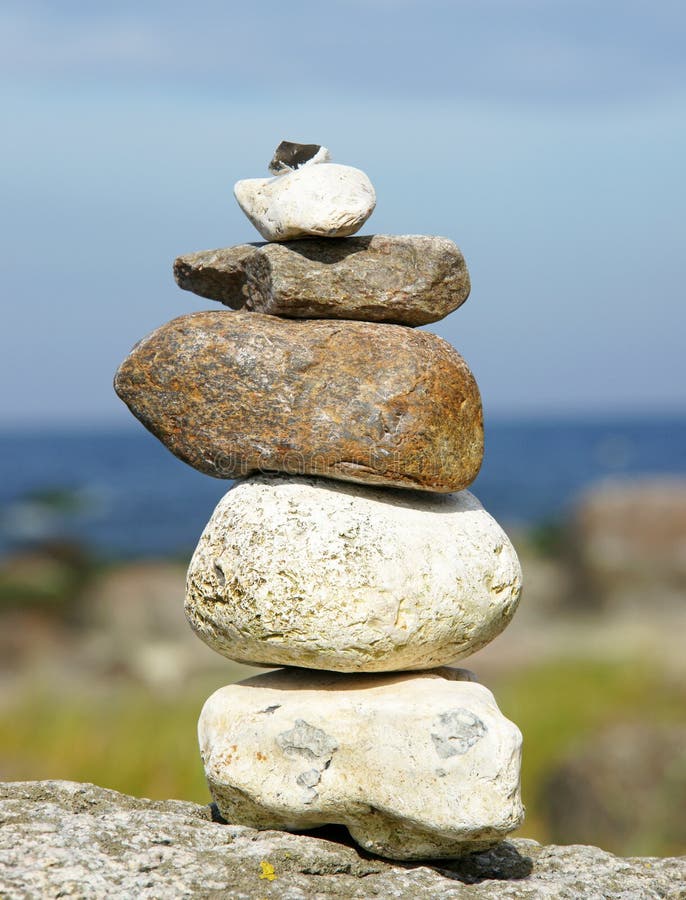 Stacked Rocks stock photo. Image of balancing, long, stacked - 6079662
