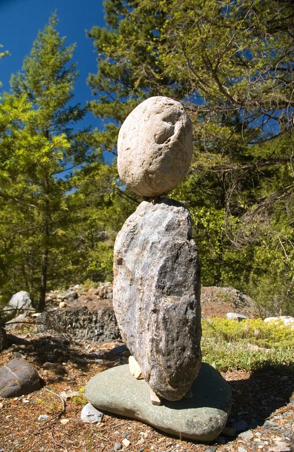 Stacked Rocks stock photo. Image of balancing, long, stacked - 6079662