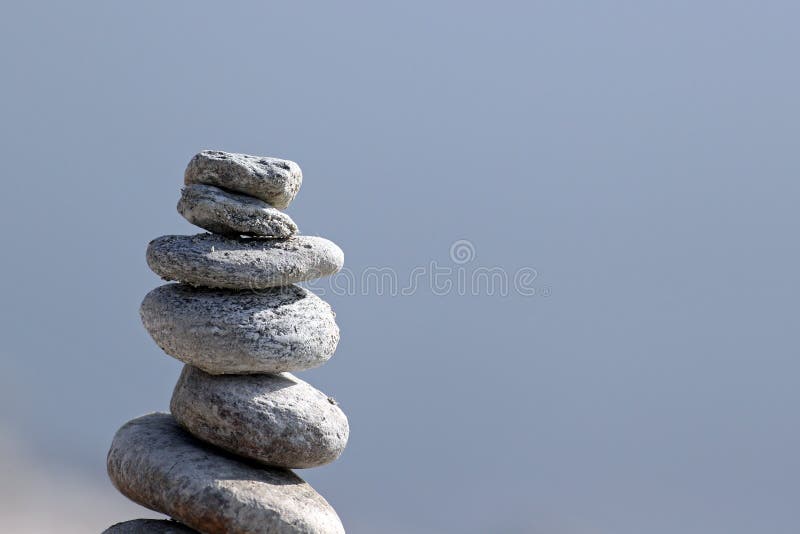 Stacked Zen Rocks Background Stock Photo - Image of background ...