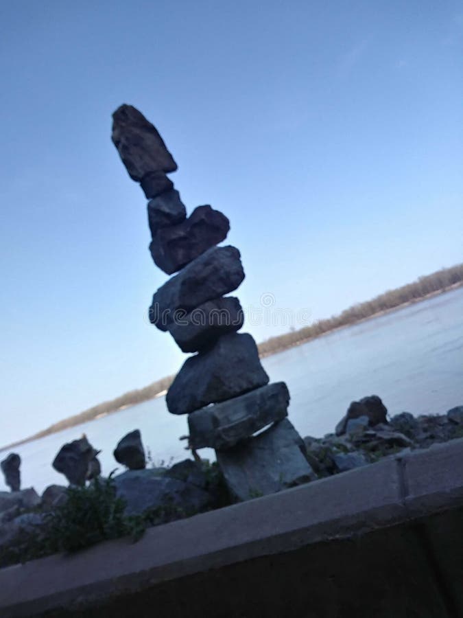 Stacked rocks stock photo. Image of stack, rocks, water - 132032572